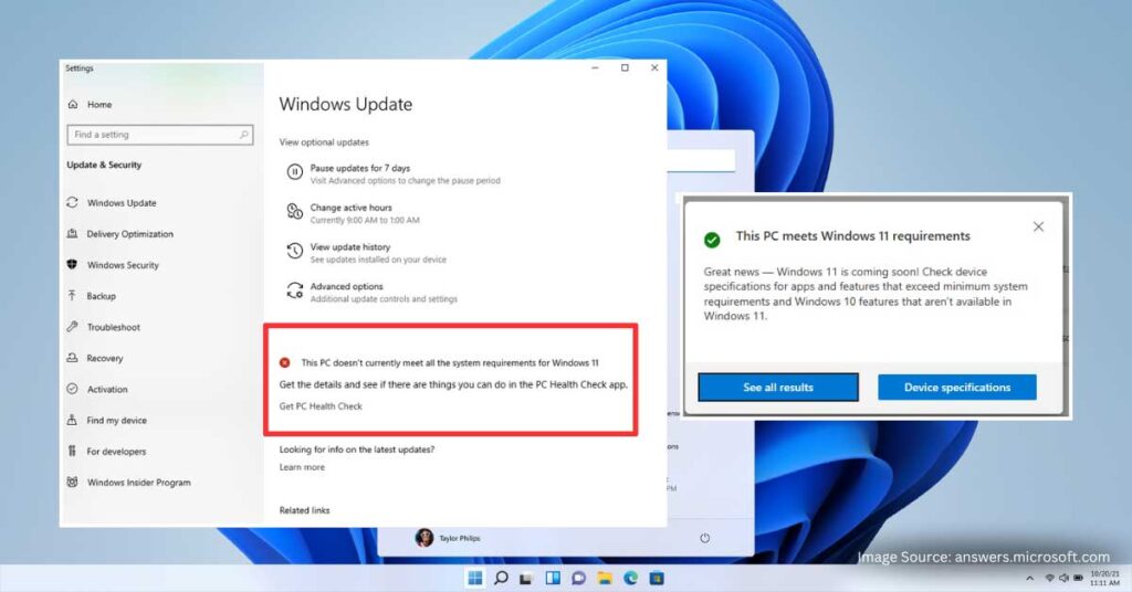 Why is My PC Not Eligible for Windows 11? - Steadrush